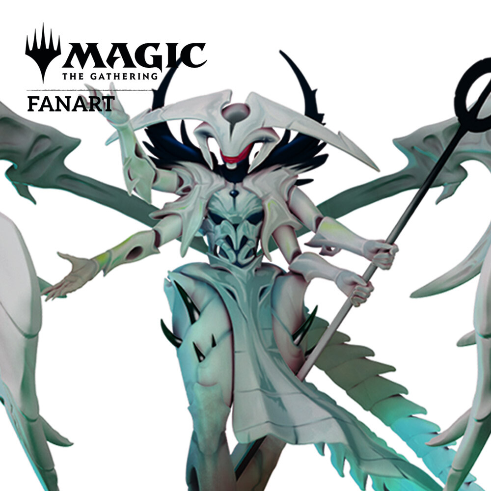 ArtStation - Atraxa Praetors Voice Stylized Sculpt