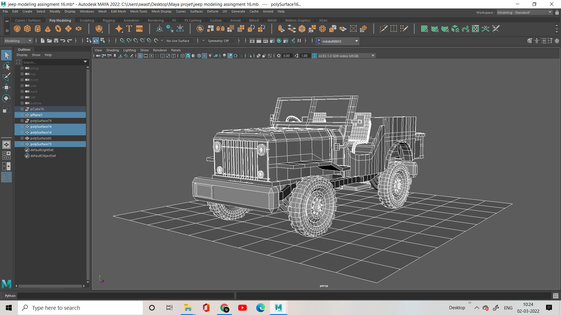 ArtStation - Jeep 3D model