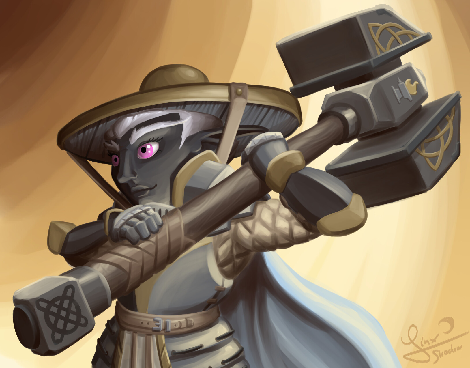 ArtStation - Spiritual Weapon - Spell Card - Original Character Art