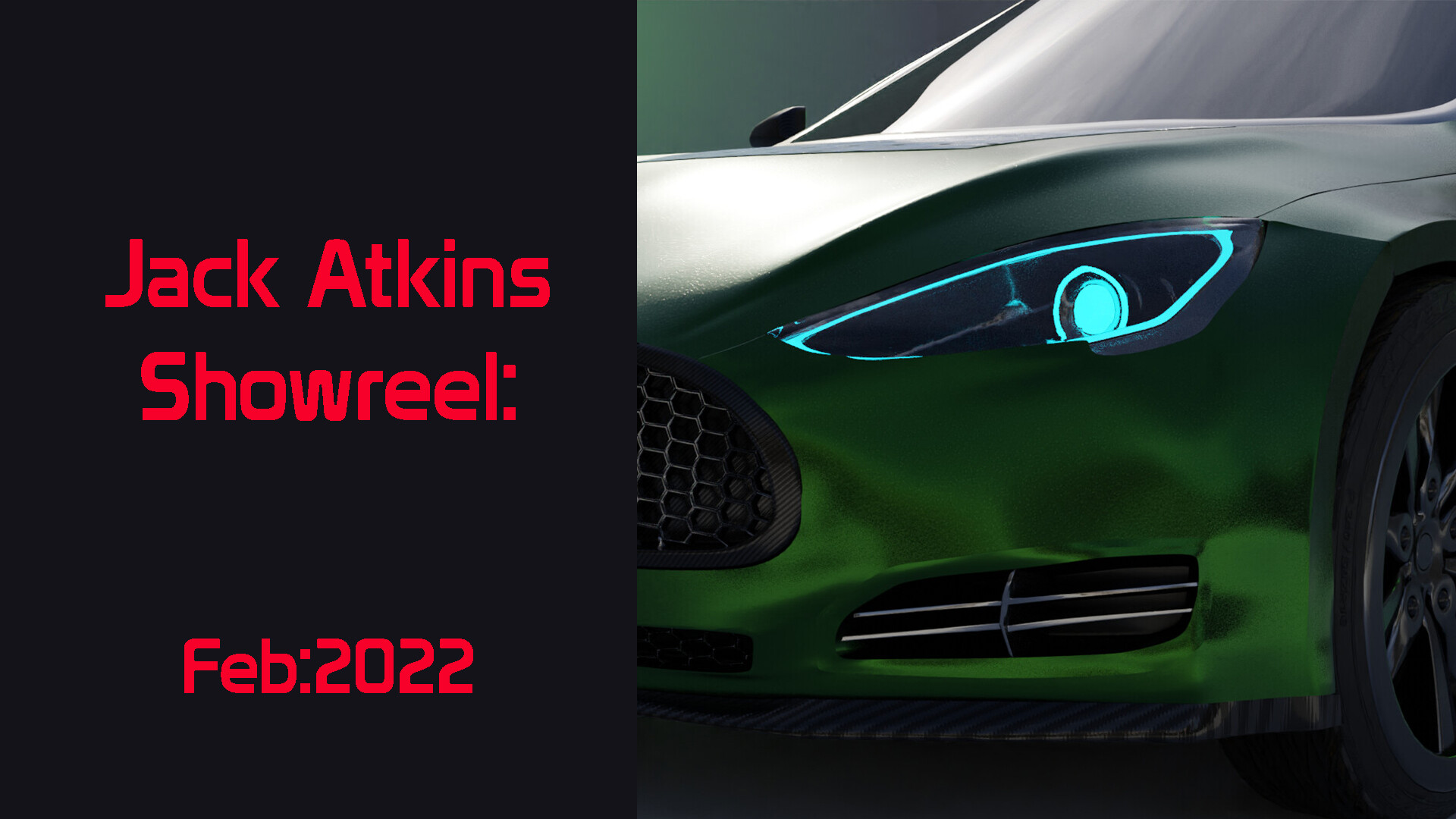 Jack Atkins - Showreel: Febuary 2022