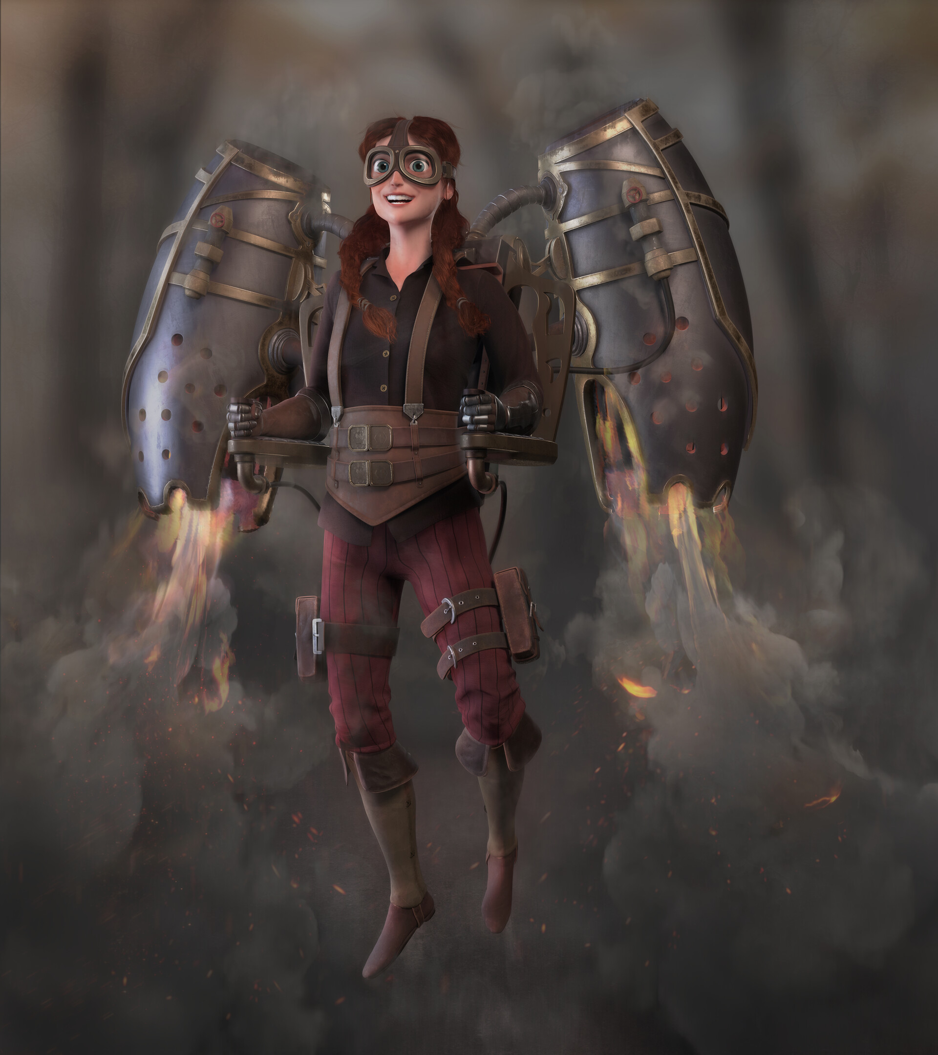 ArtStation - Hover Girl