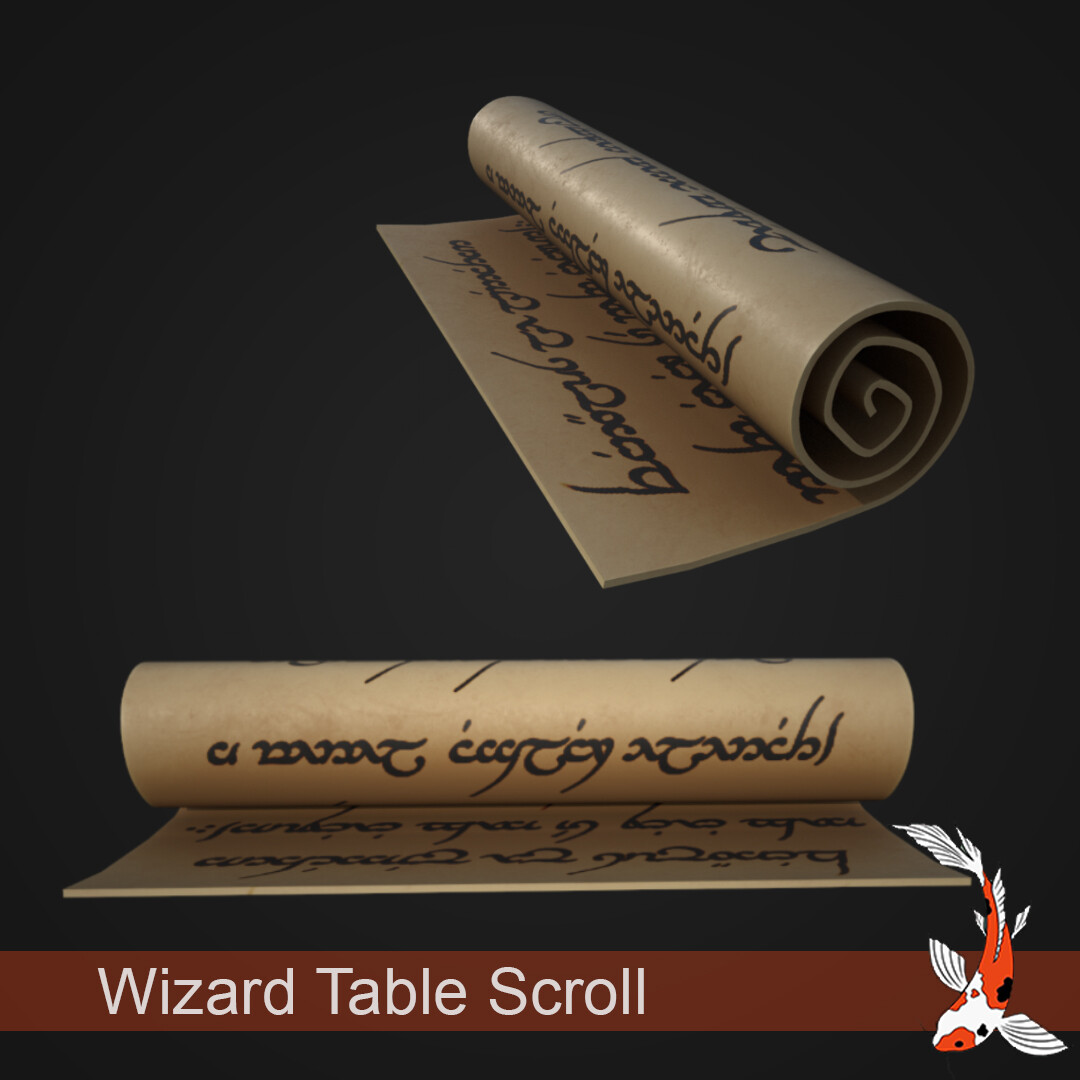 ArtStation - Wizard_Table_Scroll