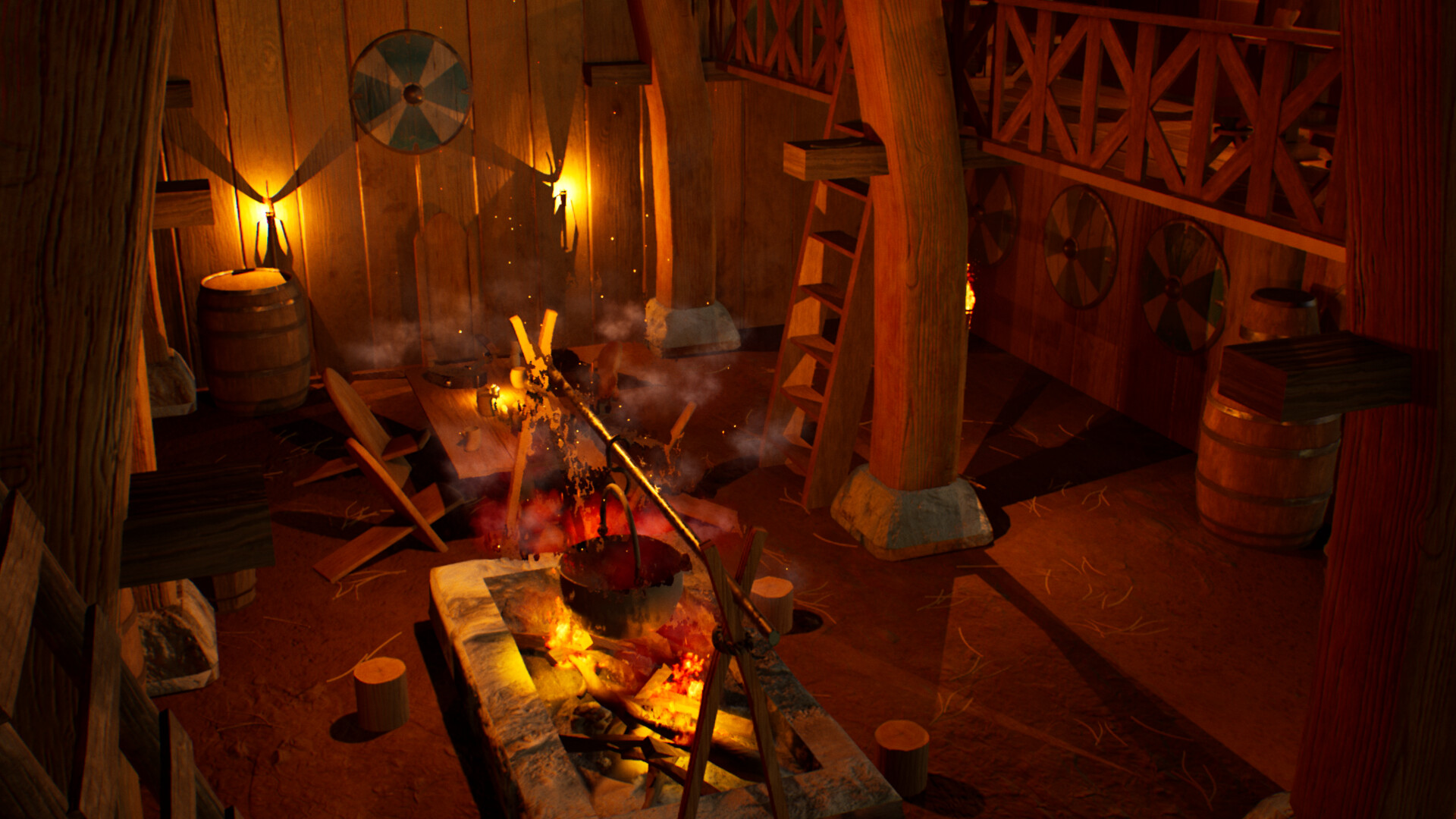 ArtStation - Viking Longhouse