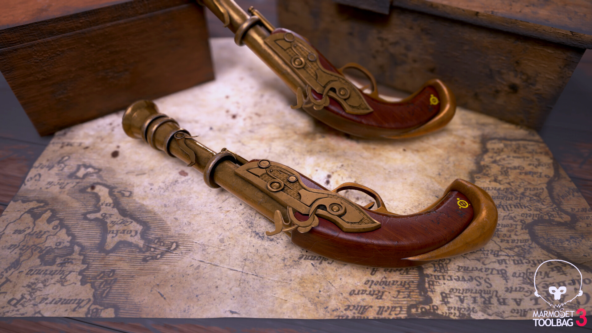 ArtStation - old gun model