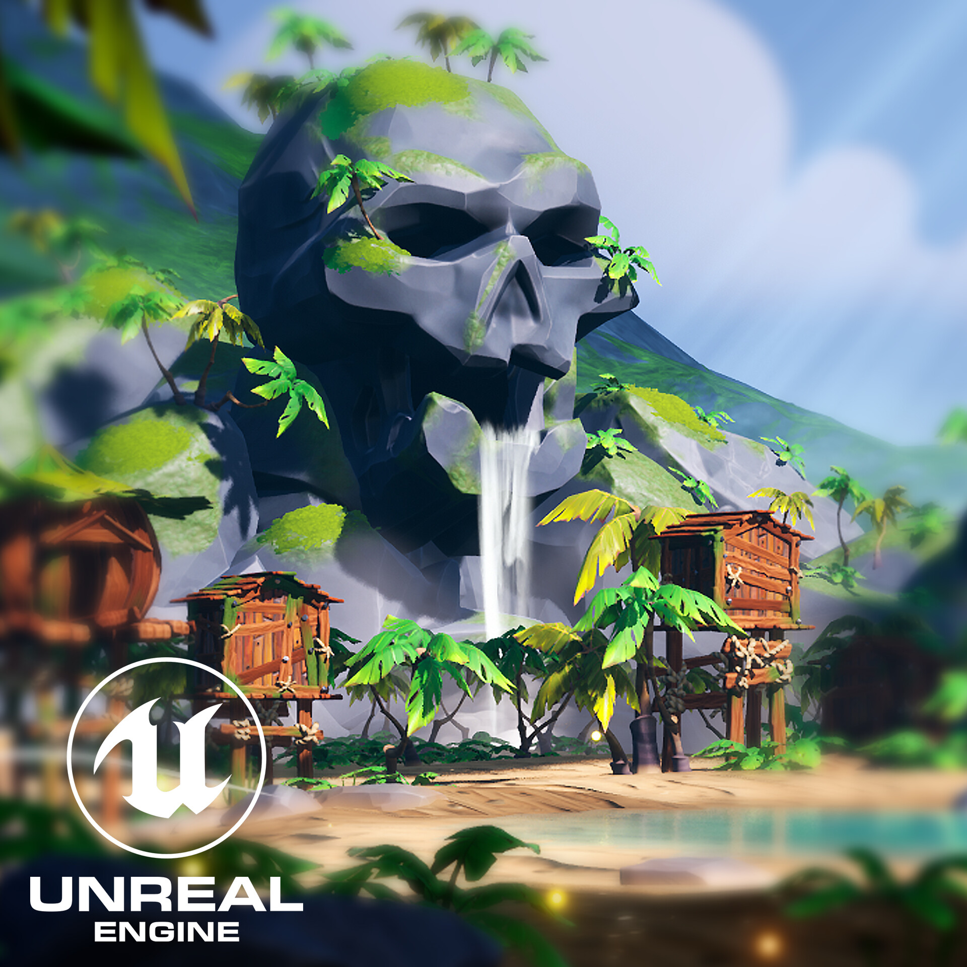 ArtStation - Stylized UE4 Environment - Outpost