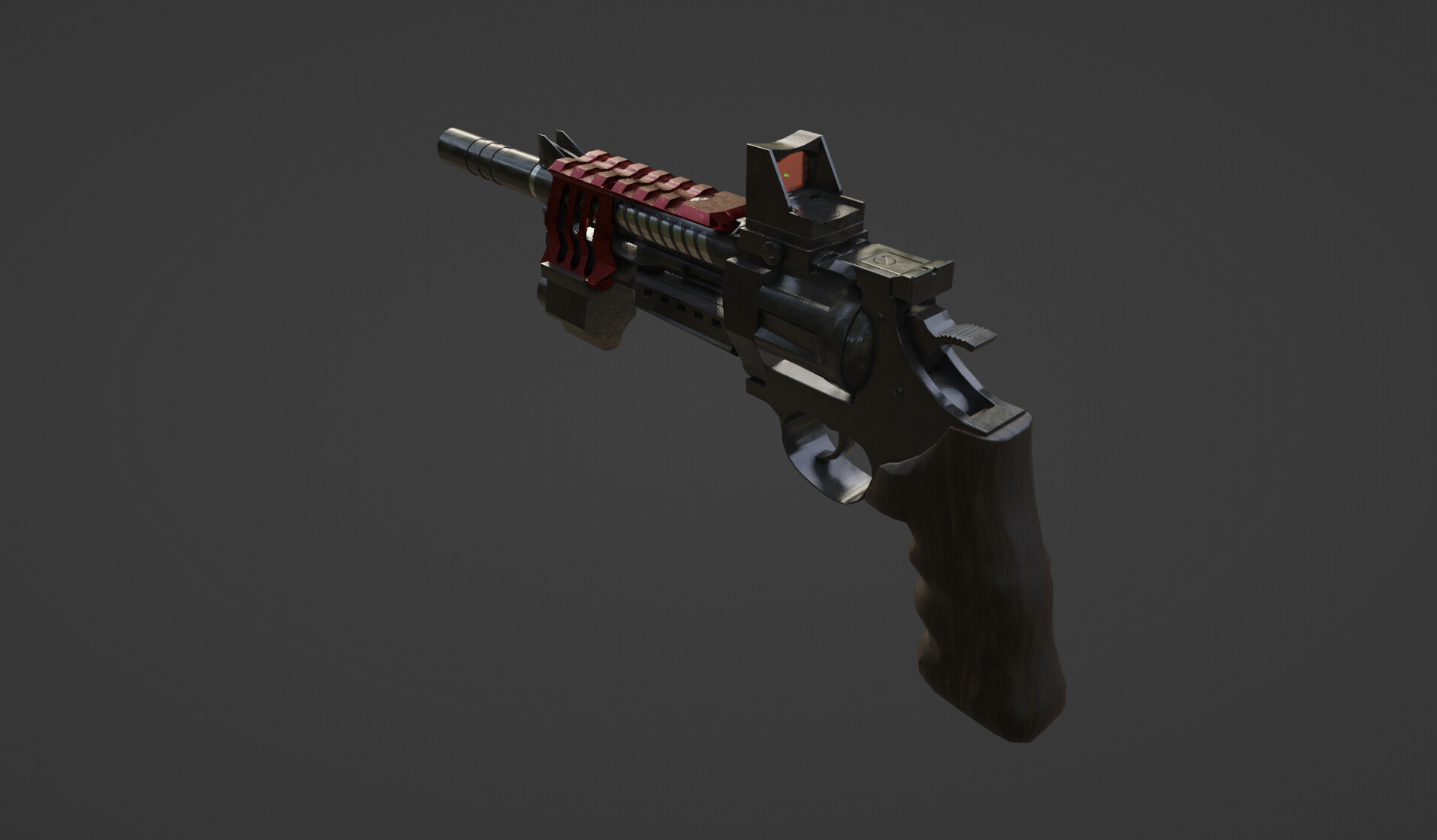 ArtStation - Revolver with Attachments