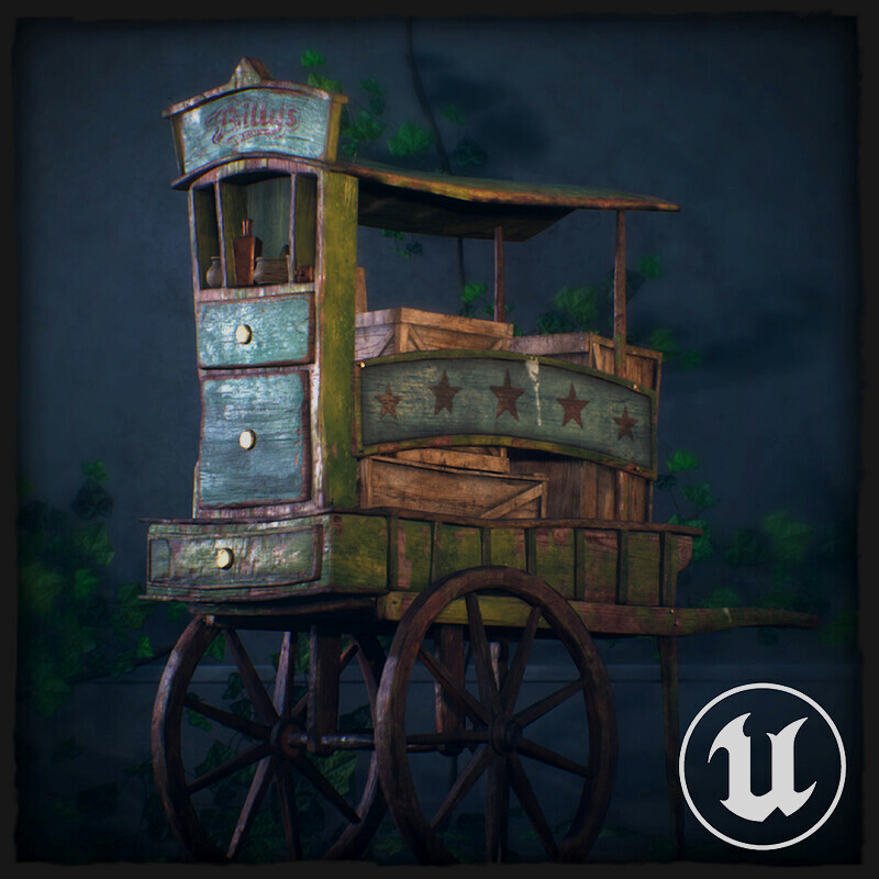 ArtStation - Merchant's Wagon