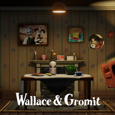 ArtStation - Homage to Wallace & Gromit - Dynamic Machines Render Challenge