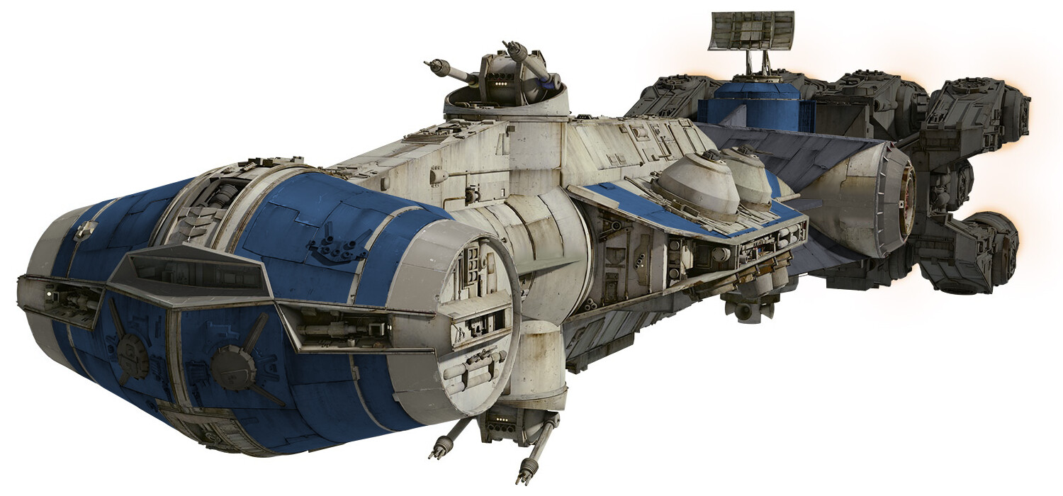 ArtStation - Rebel CR90 Corvette's