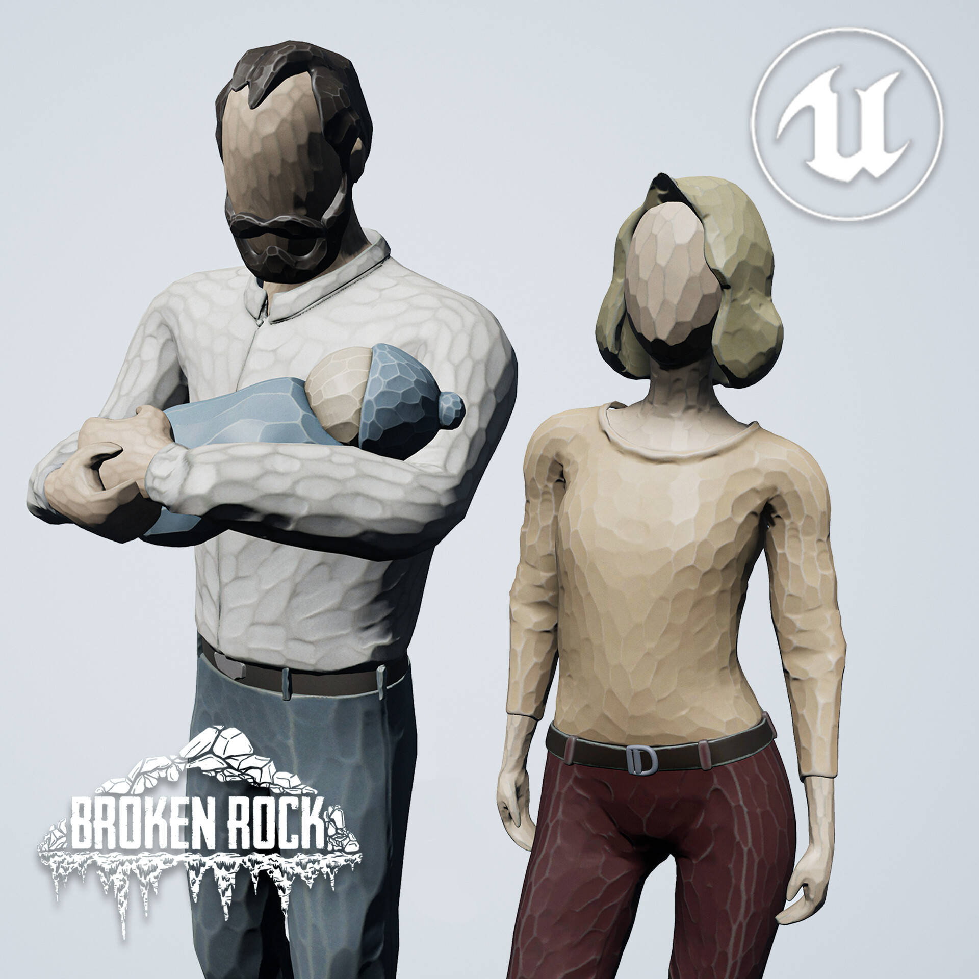 ArtStation - Broken Rock - Jed and May