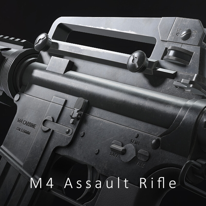 ArtStation - M4 Assault Rifle
