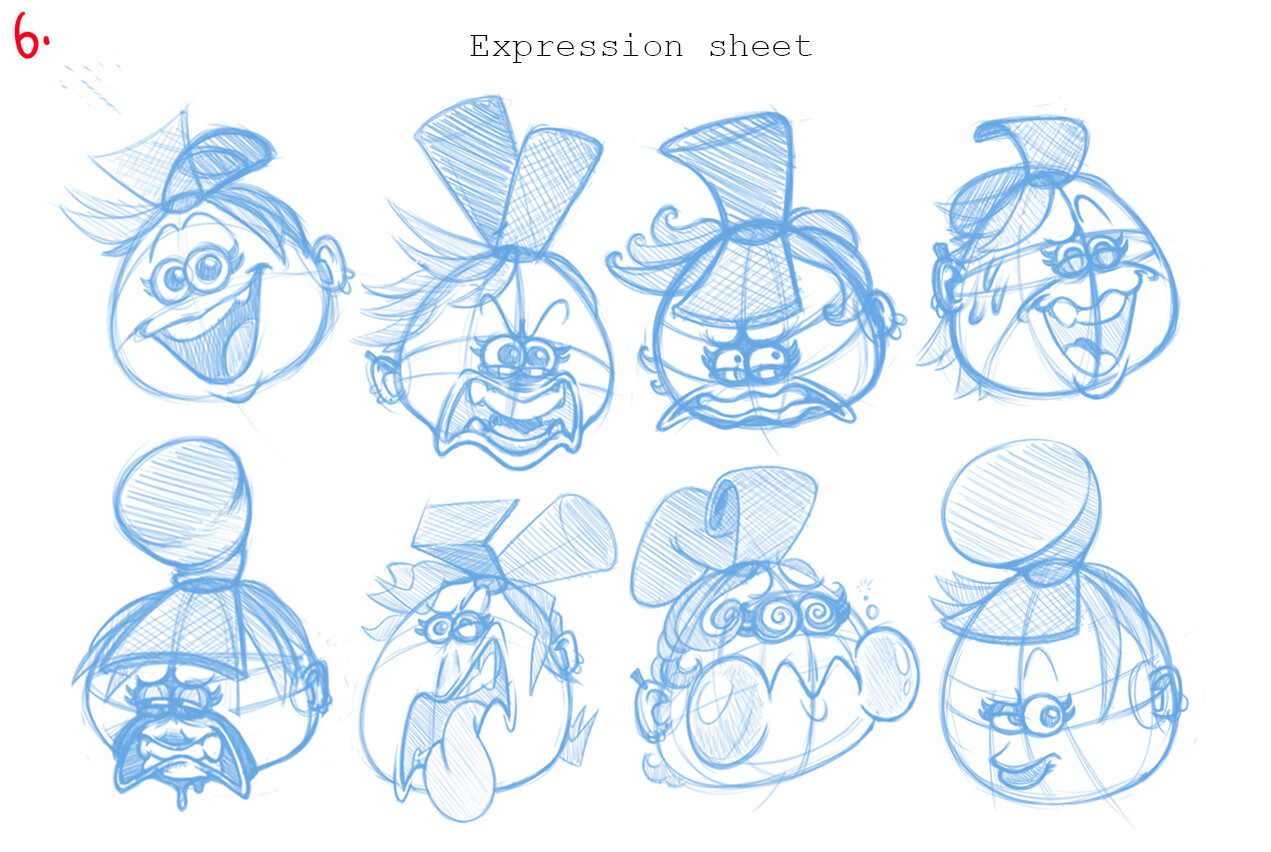 ArtStation - Character Model Sheet Assignment