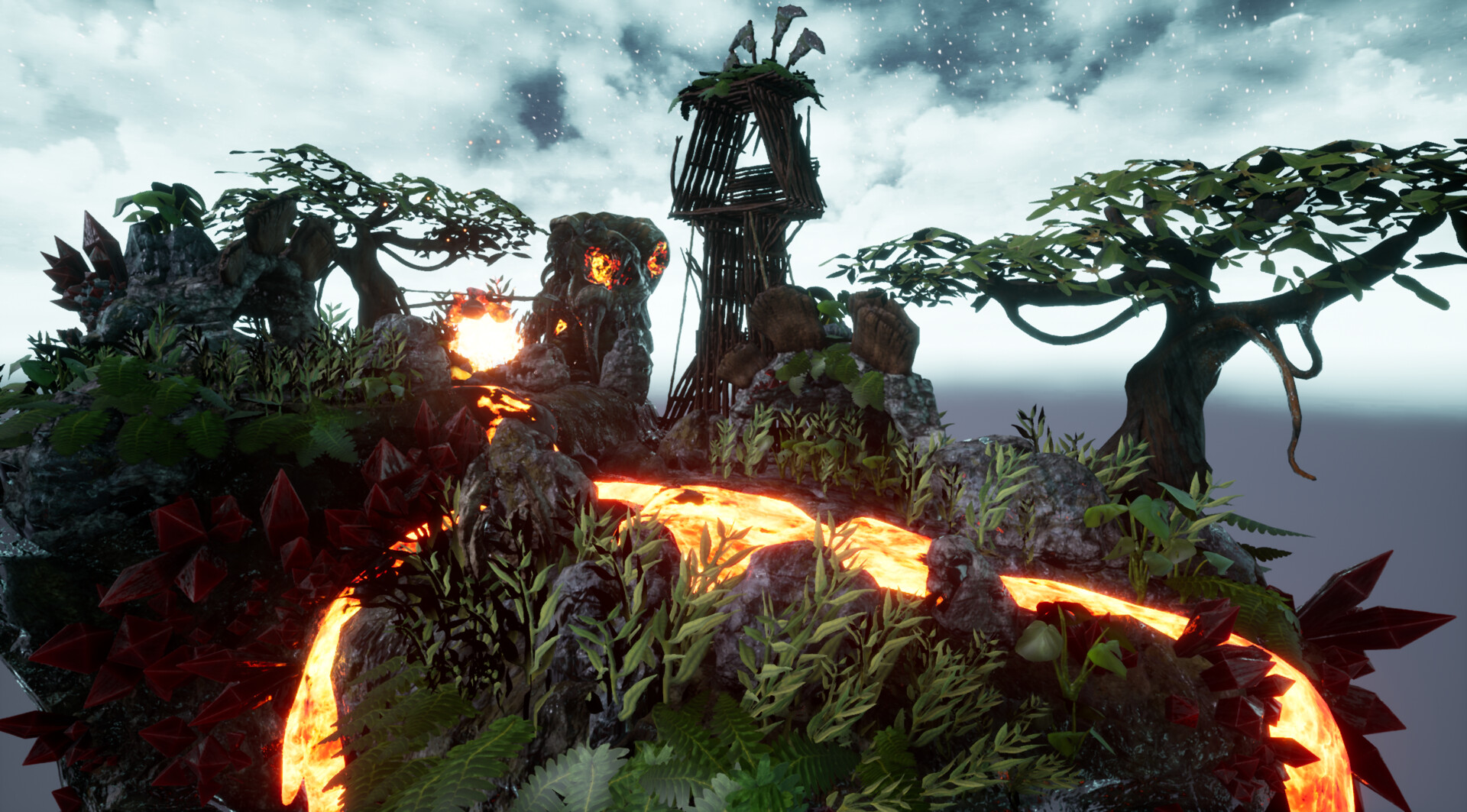 ArtStation - Lava Land Unreal 4 Environment