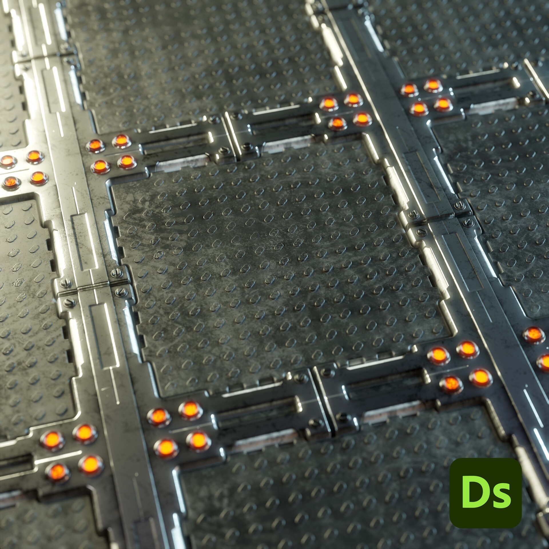 ArtStation - Sci-Fi Floor Material