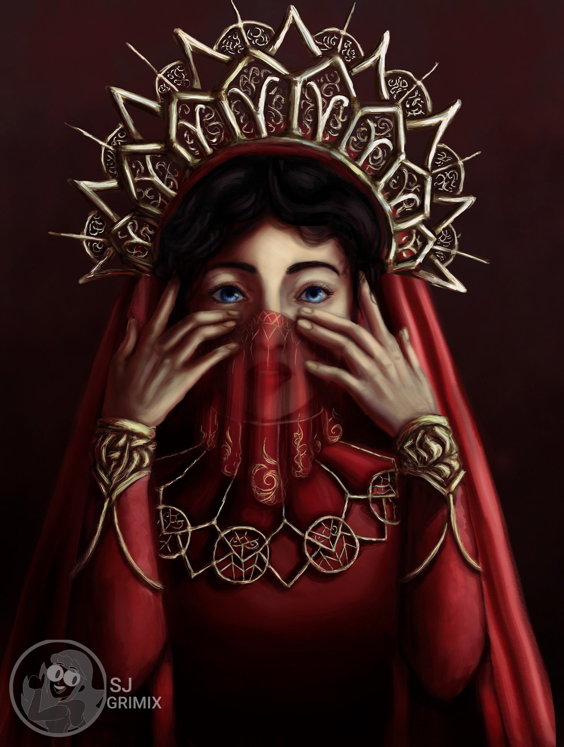 ArtStation - Red princess