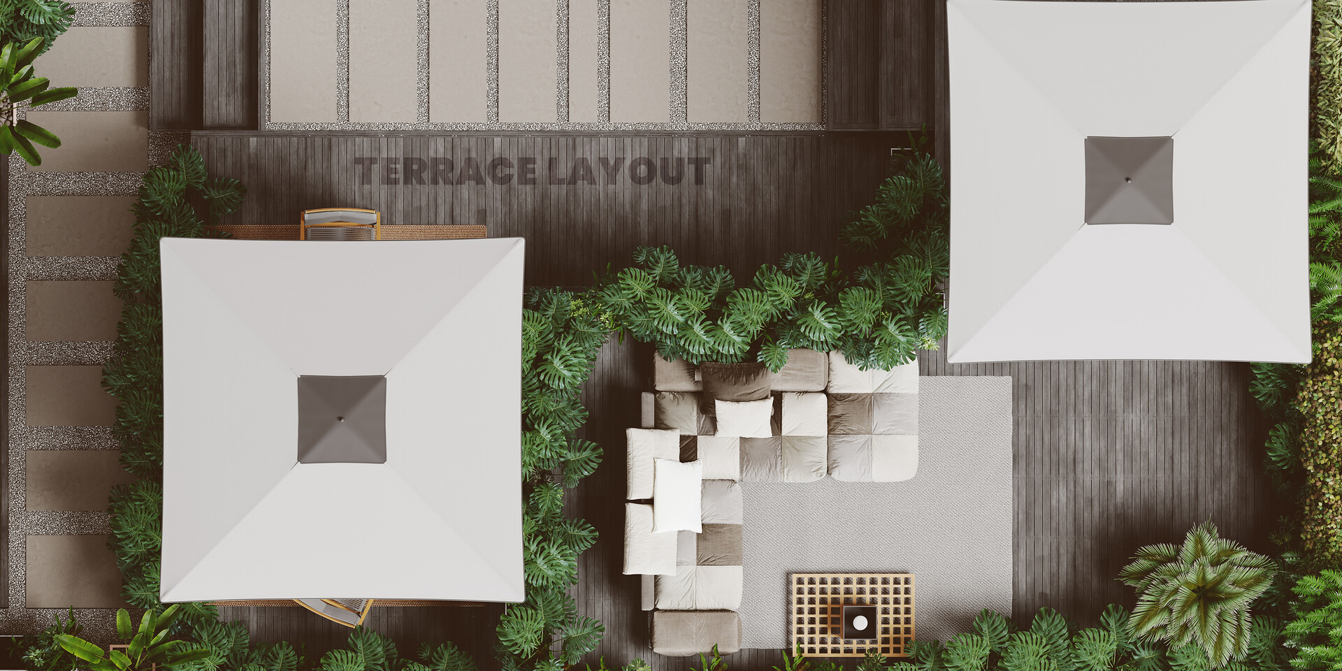 ArtStation - Terrace Layout