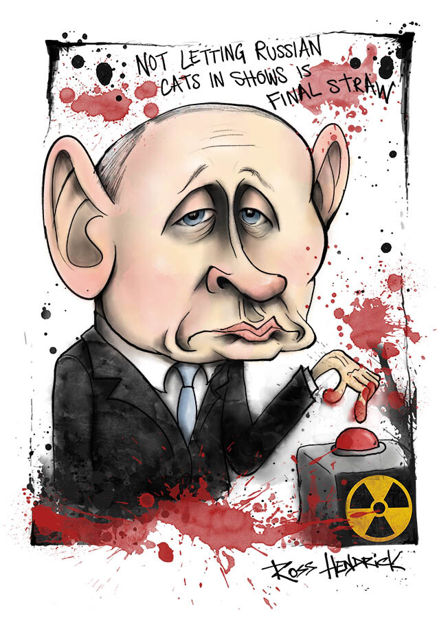 ArtStation - Putin and the nuclear button
