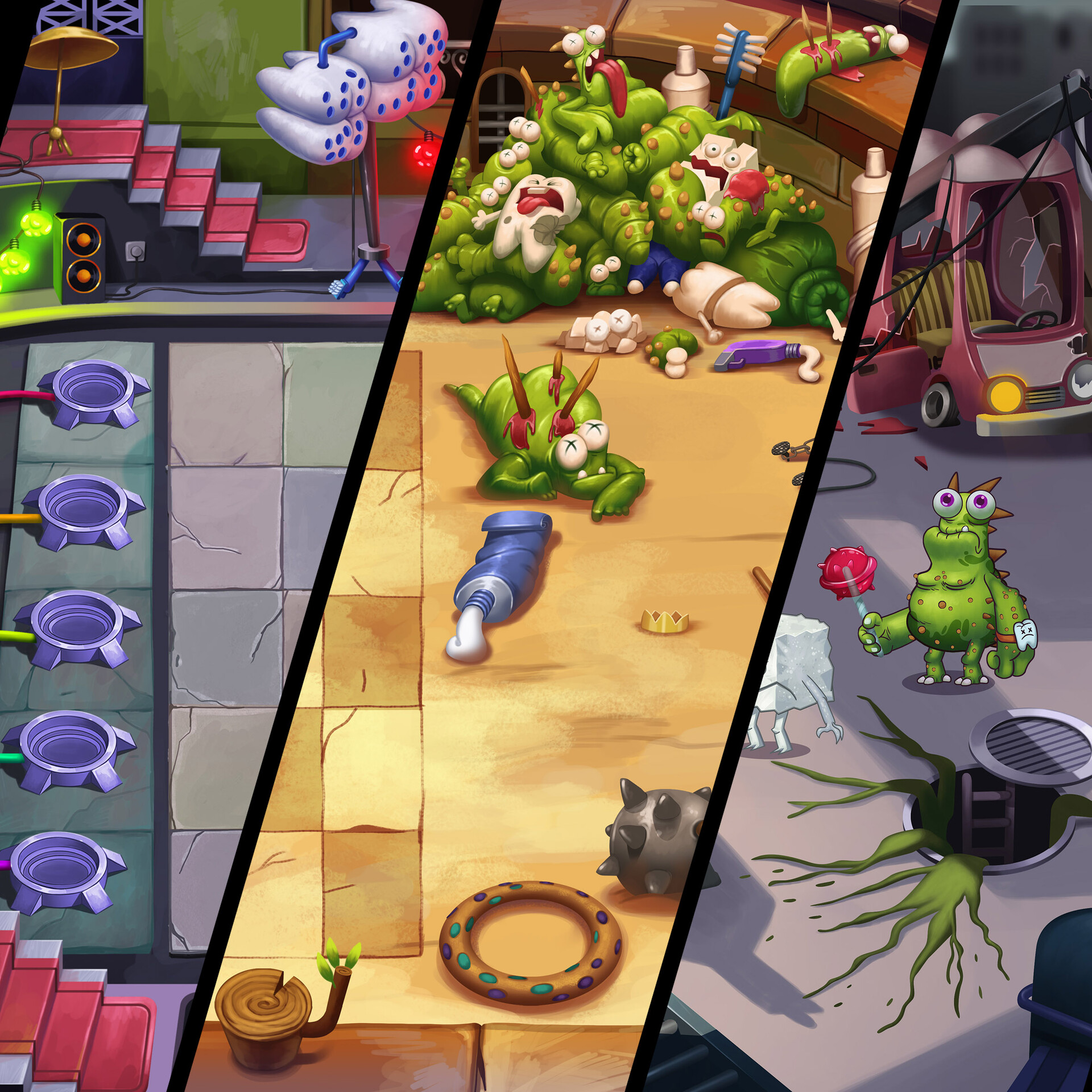 ArtStation - teeth land