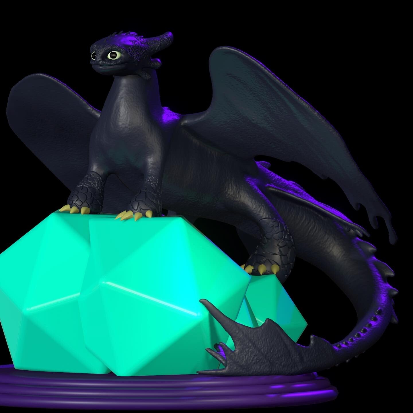 ArtStation - Toothless - The Dragon