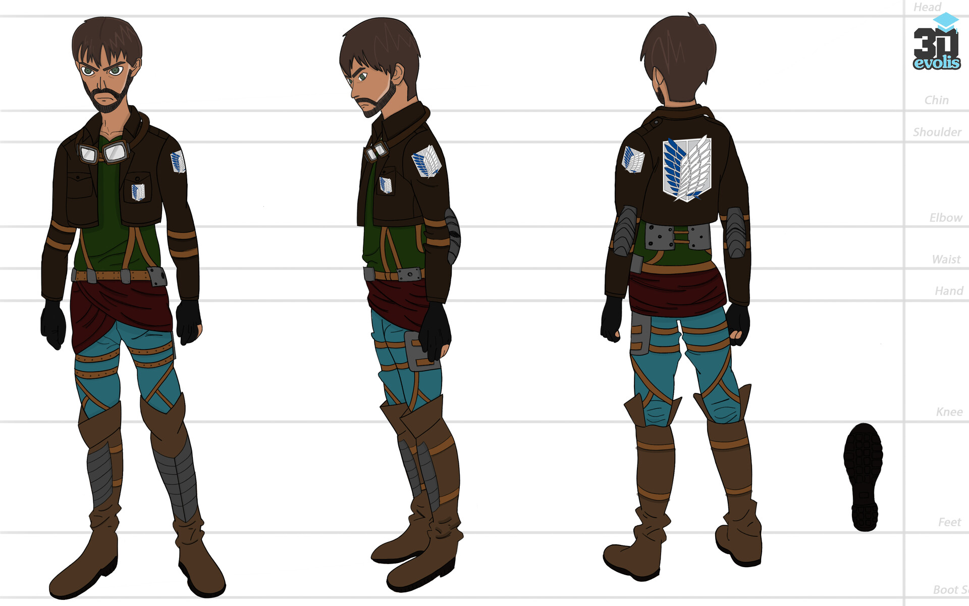 ArtStation - Original Character - Attack on Titan Universe