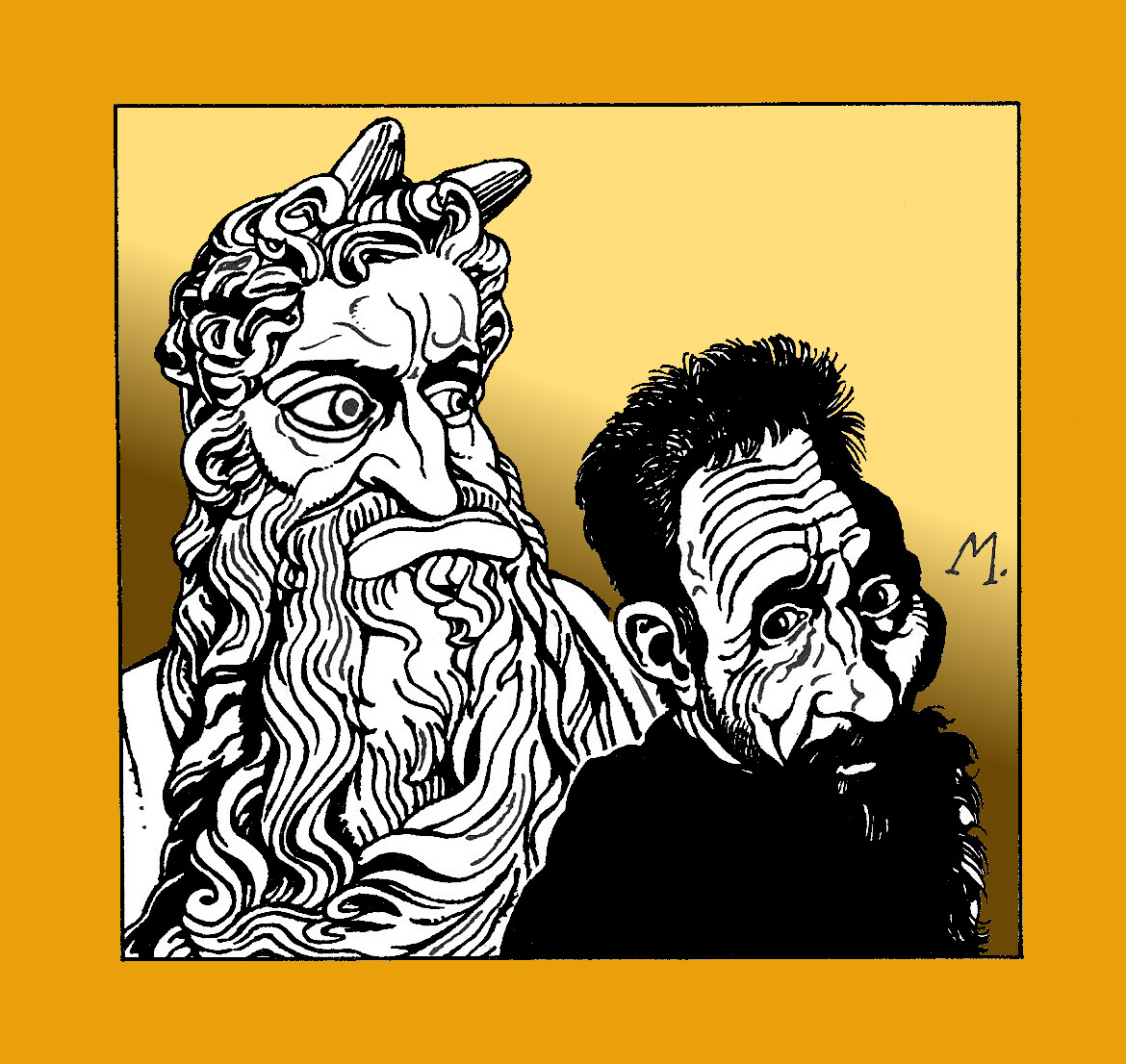 ArtStation - 547 years Michelangelo today!