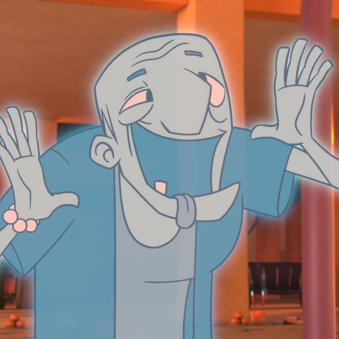 ArtStation - Ghost Ah Gong: 2D Animation Showcase