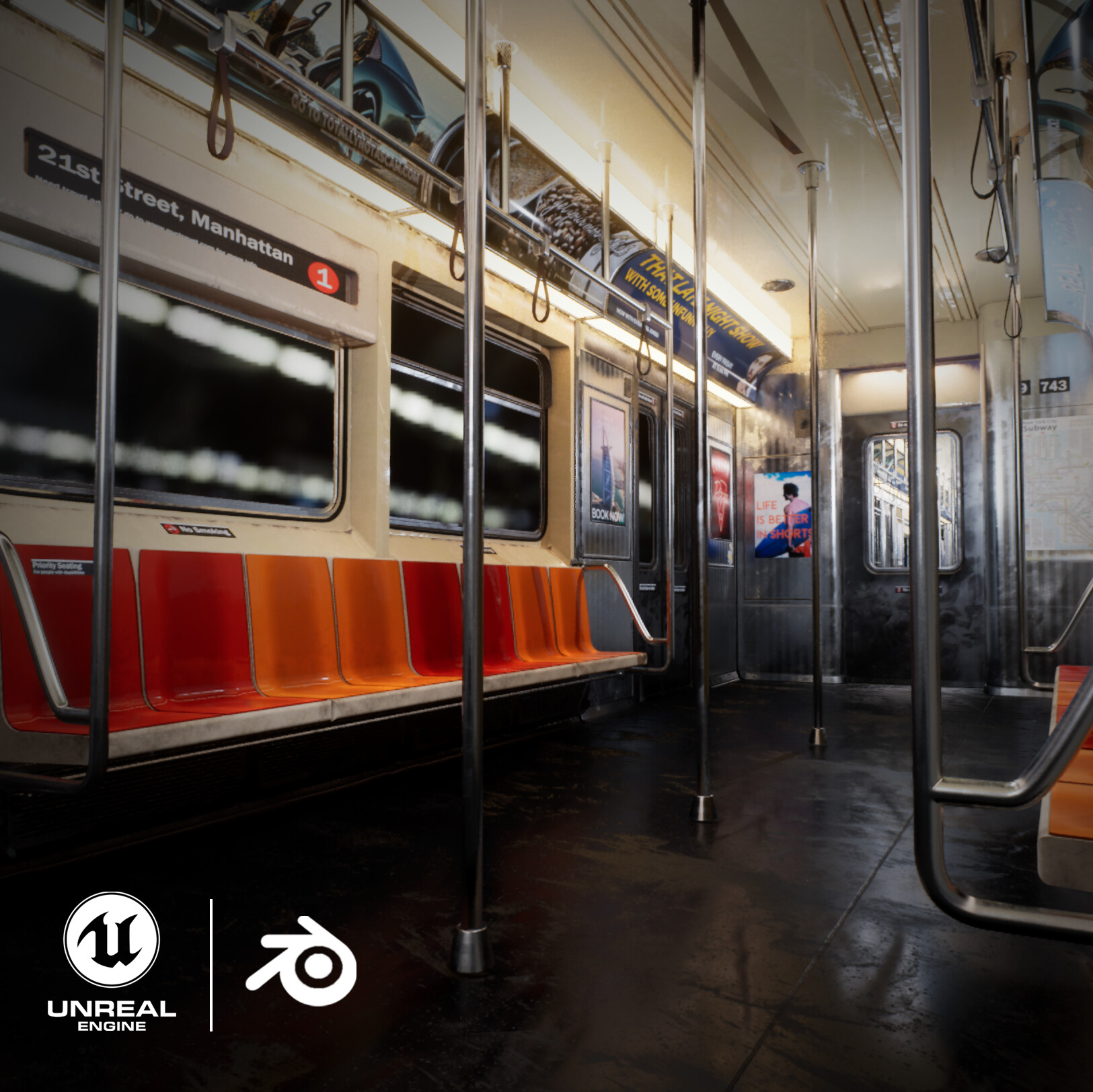 ArtStation - Metro Environment