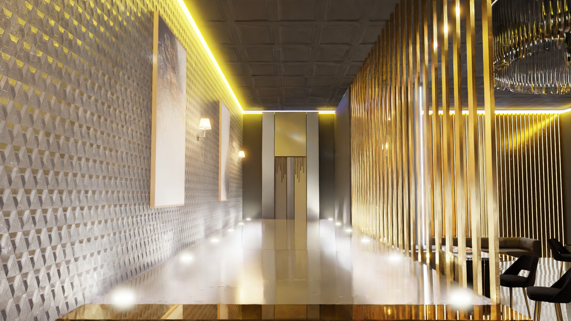 ArtStation - Luxury night club interior design