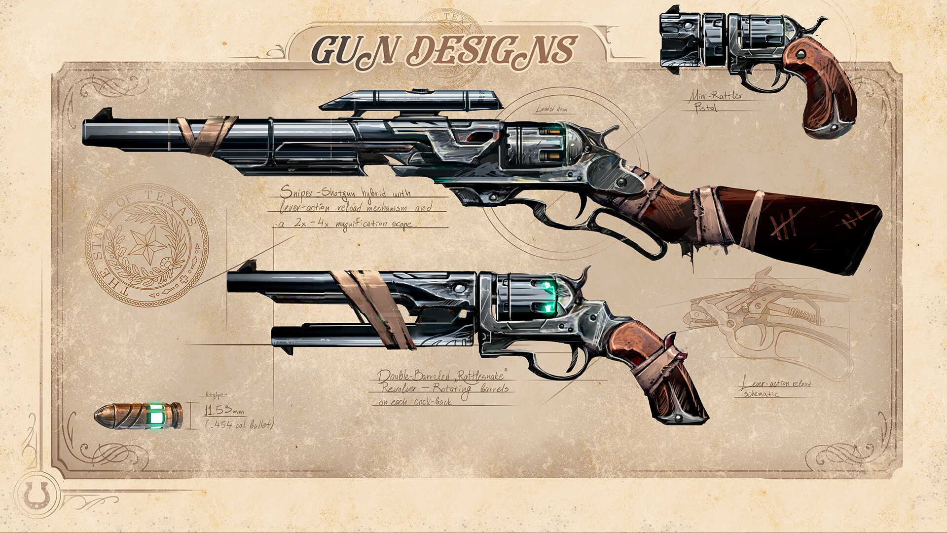 ArtStation - Country of Rust - Weapons