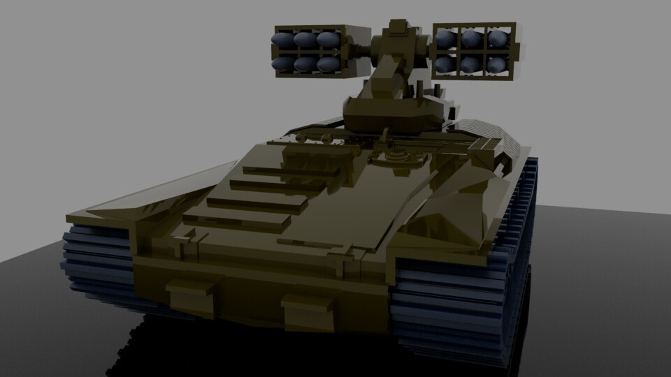 ArtStation - Army Tank 3 D Model