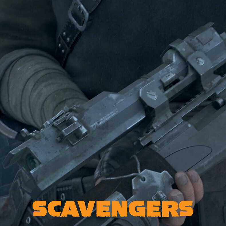 ArtStation - Scavengers / Scoped Rifle modeling