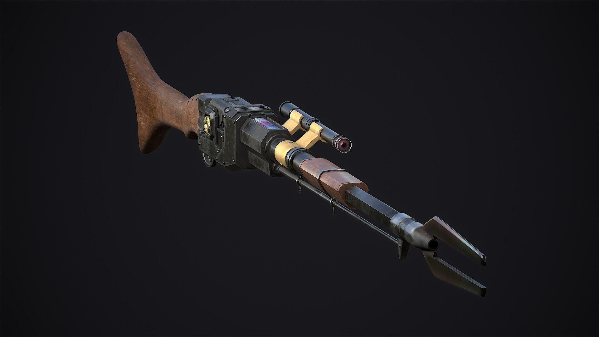 ArtStation - Mando's Amban Phase-Pulse Blaster