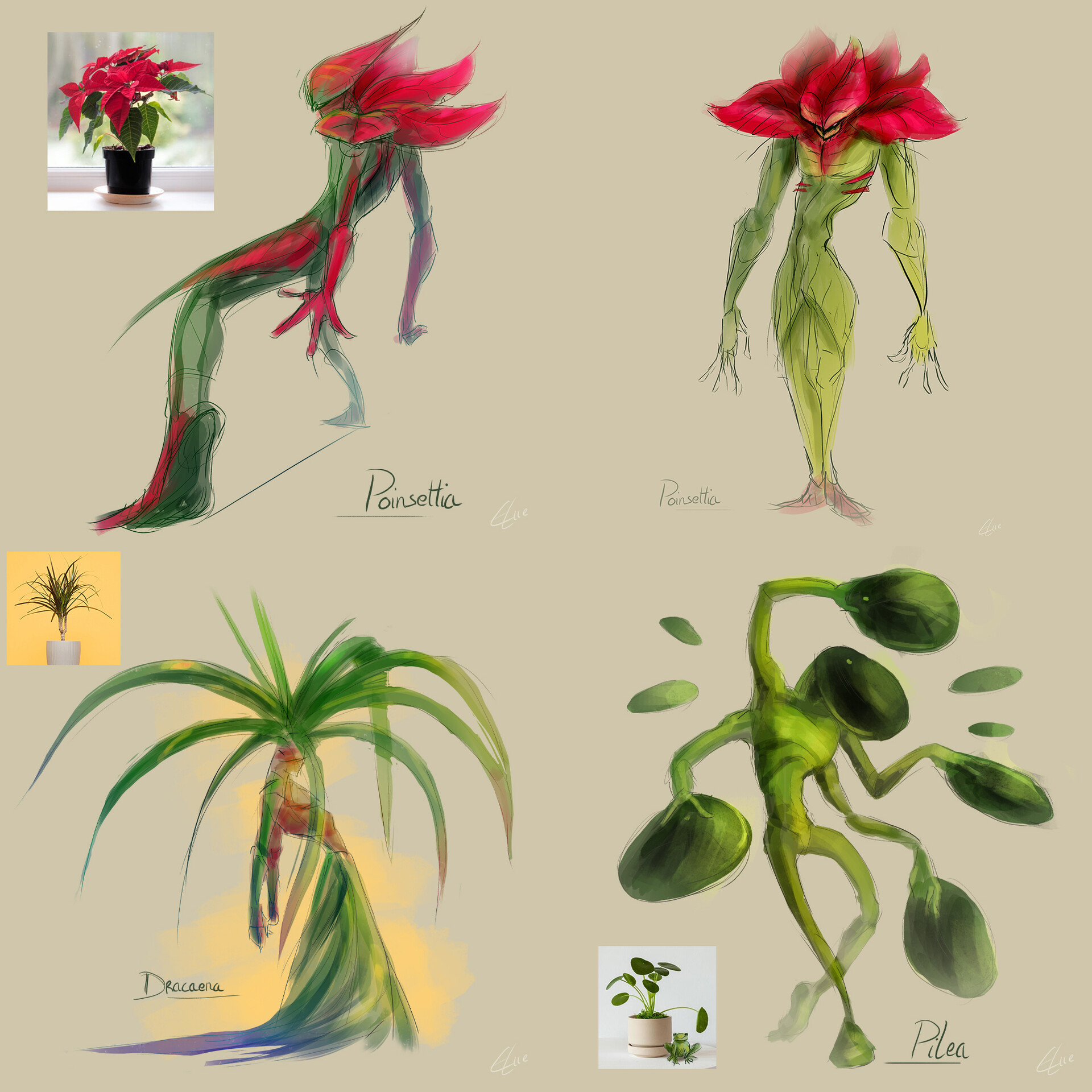 ArtStation - Plants Characters