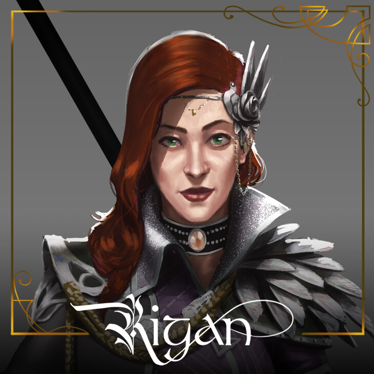 ArtStation - Rigan the Espectral Queen