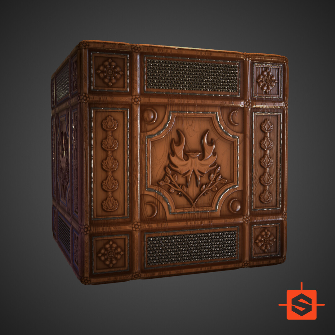 ArtStation - Wood Panel Texture