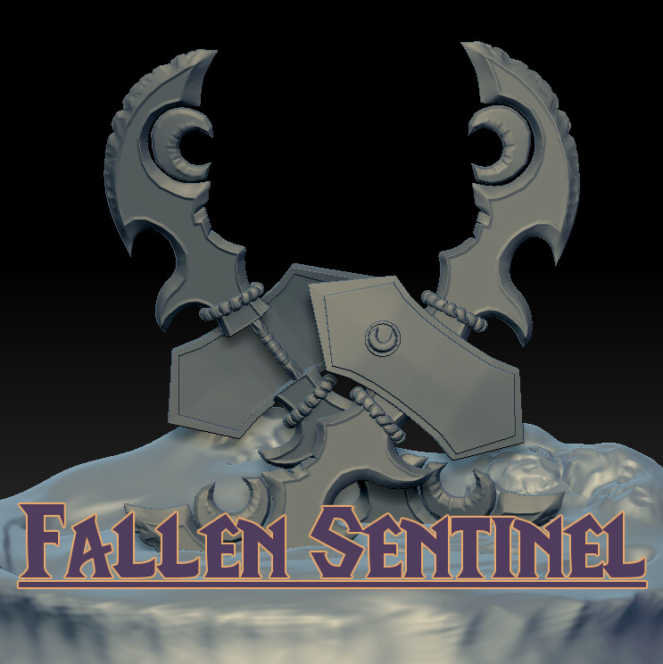 ArtStation - Fallen Sentinel (WIP)