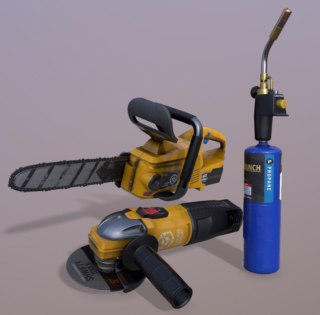 ArtStation - VR Power Tool Props