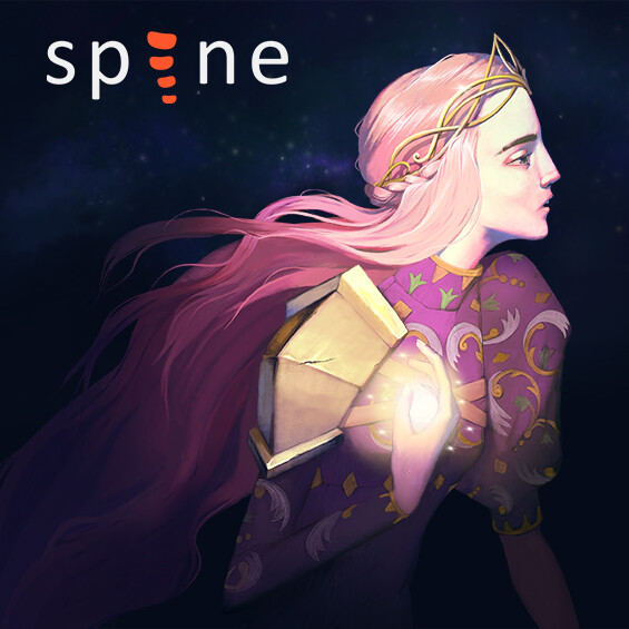 ArtStation - Spine2D Animation - Space Princess