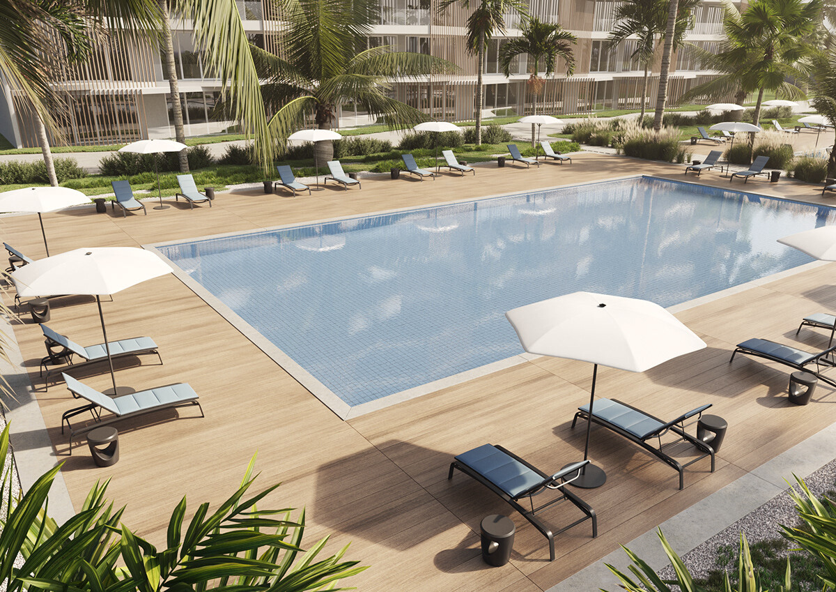 ArtStation - Visualisation step-by-step, the pool edition