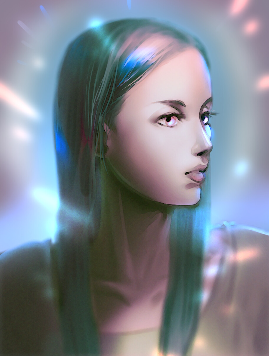 ArtStation - Shining girl