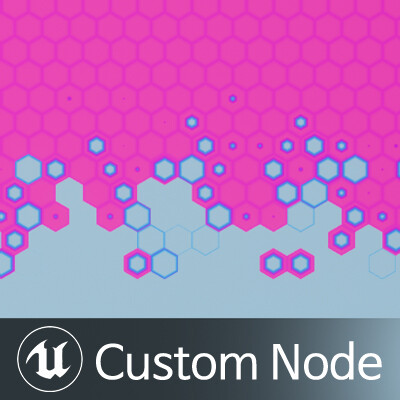 ArtStation - UE4 Hex Dissolve Custom node material