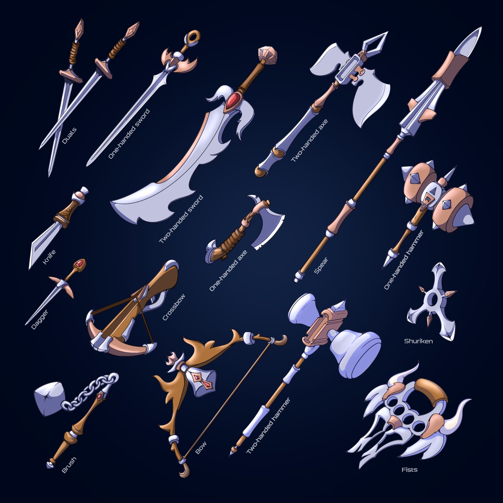 ArtStation - Weapon Sketches