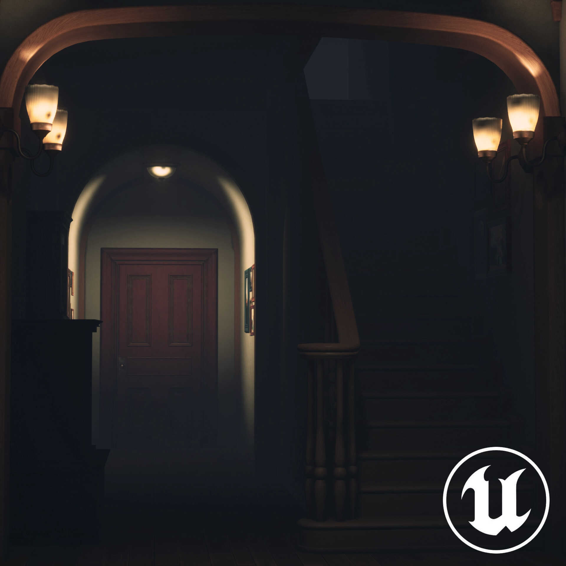 ArtStation - Victorian House Corridor