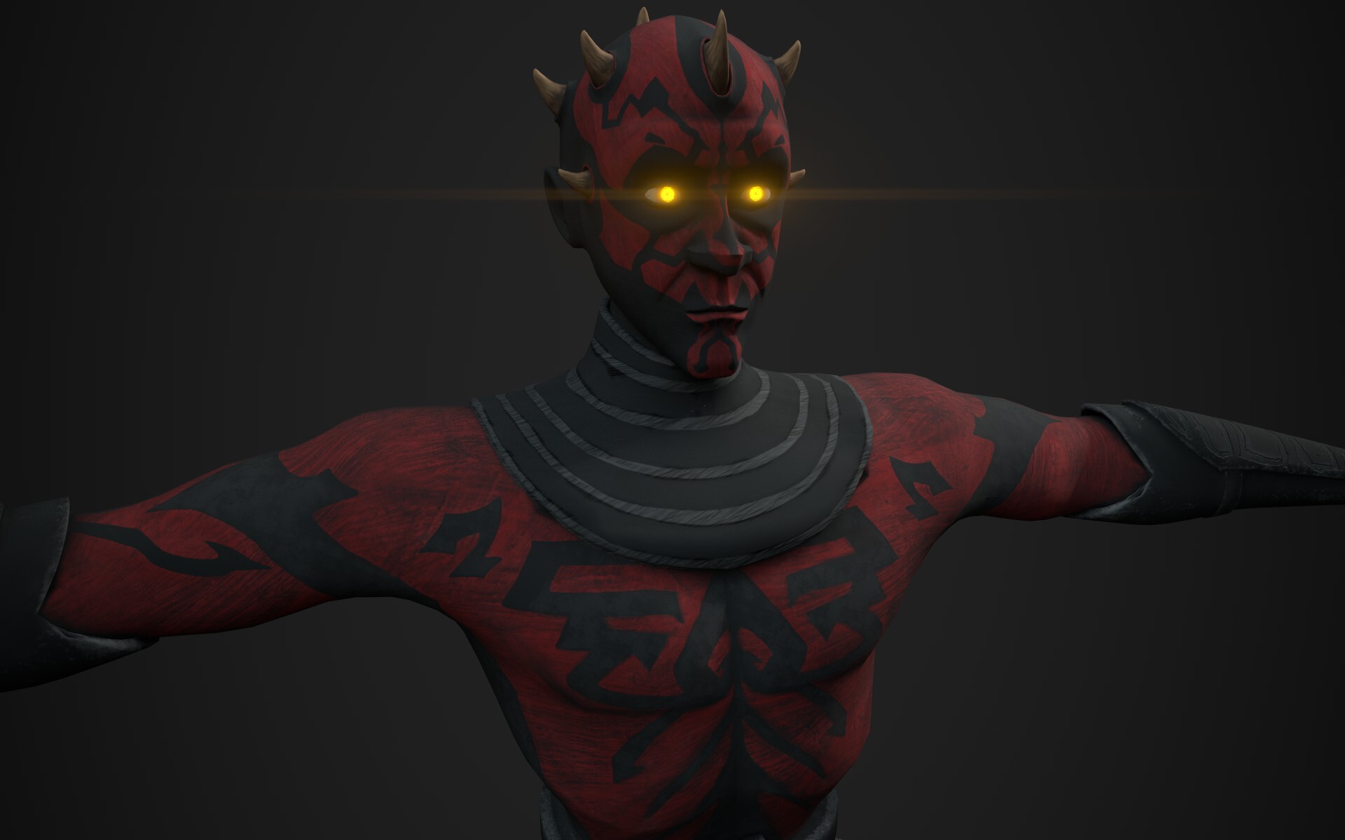 ArtStation - Darth Maul, The Clone Wars Fan Art 3D Model