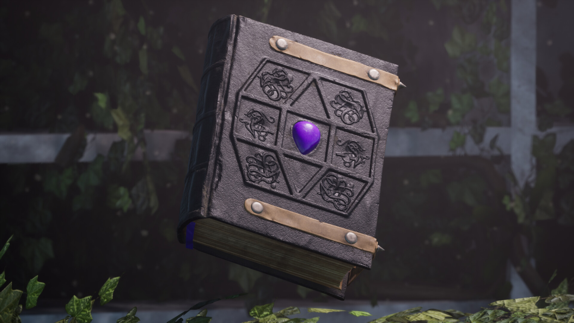 ArtStation - Spellbook in the Lost Library