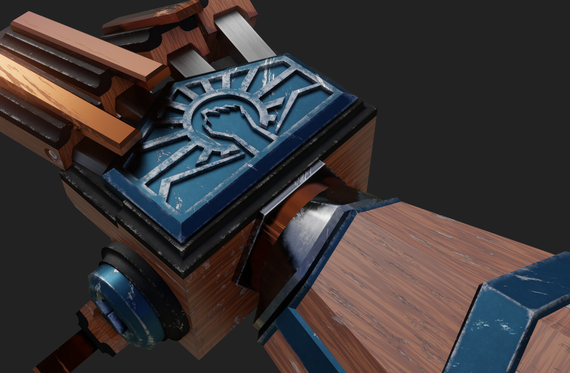 ArtStation - Brutalist Brawler Gauntlet 3D Concept