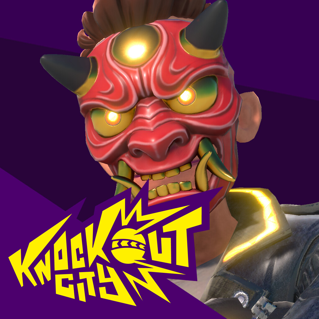 ArtStation - Knockout City Oni Mask