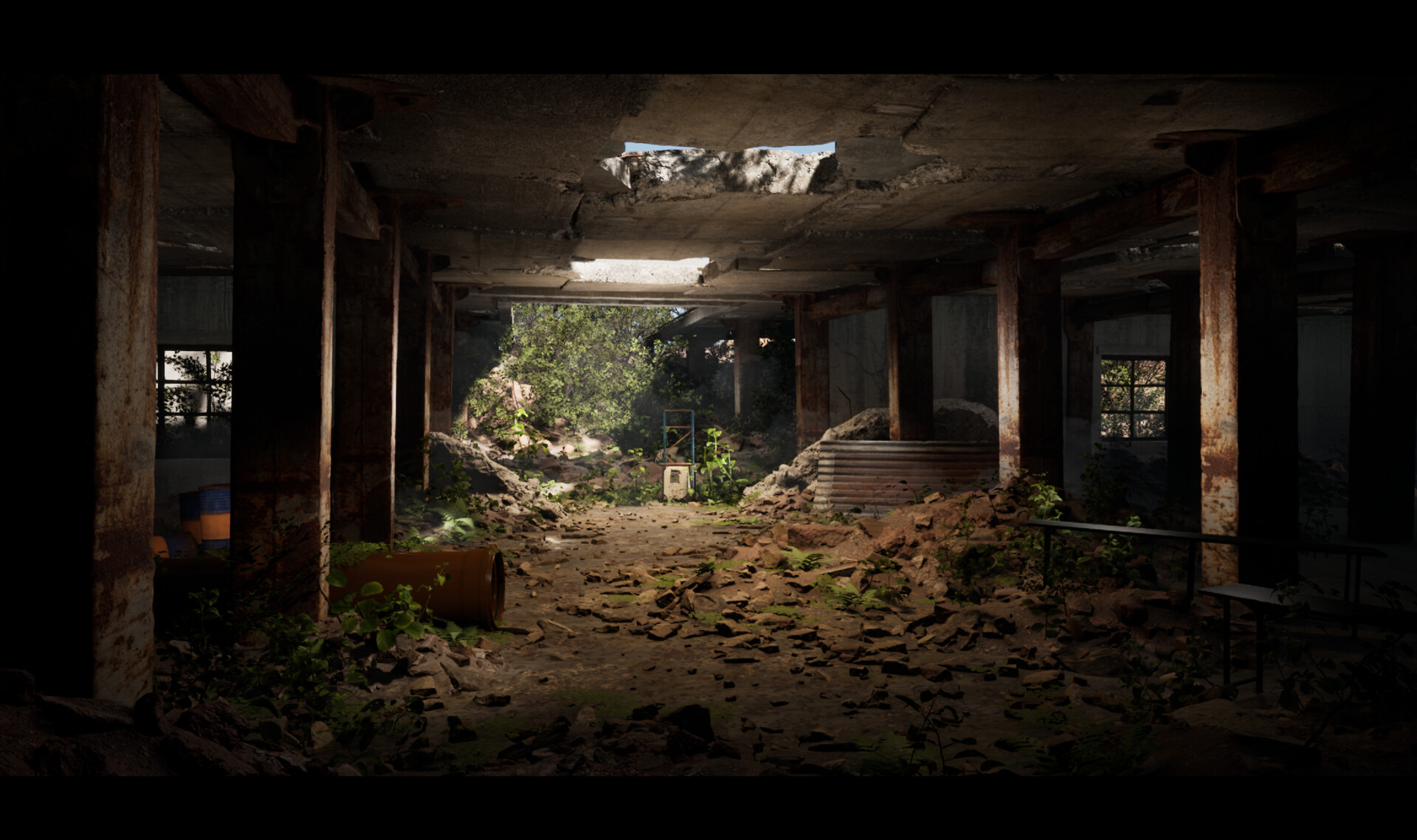 ArtStation - Factory Ruins