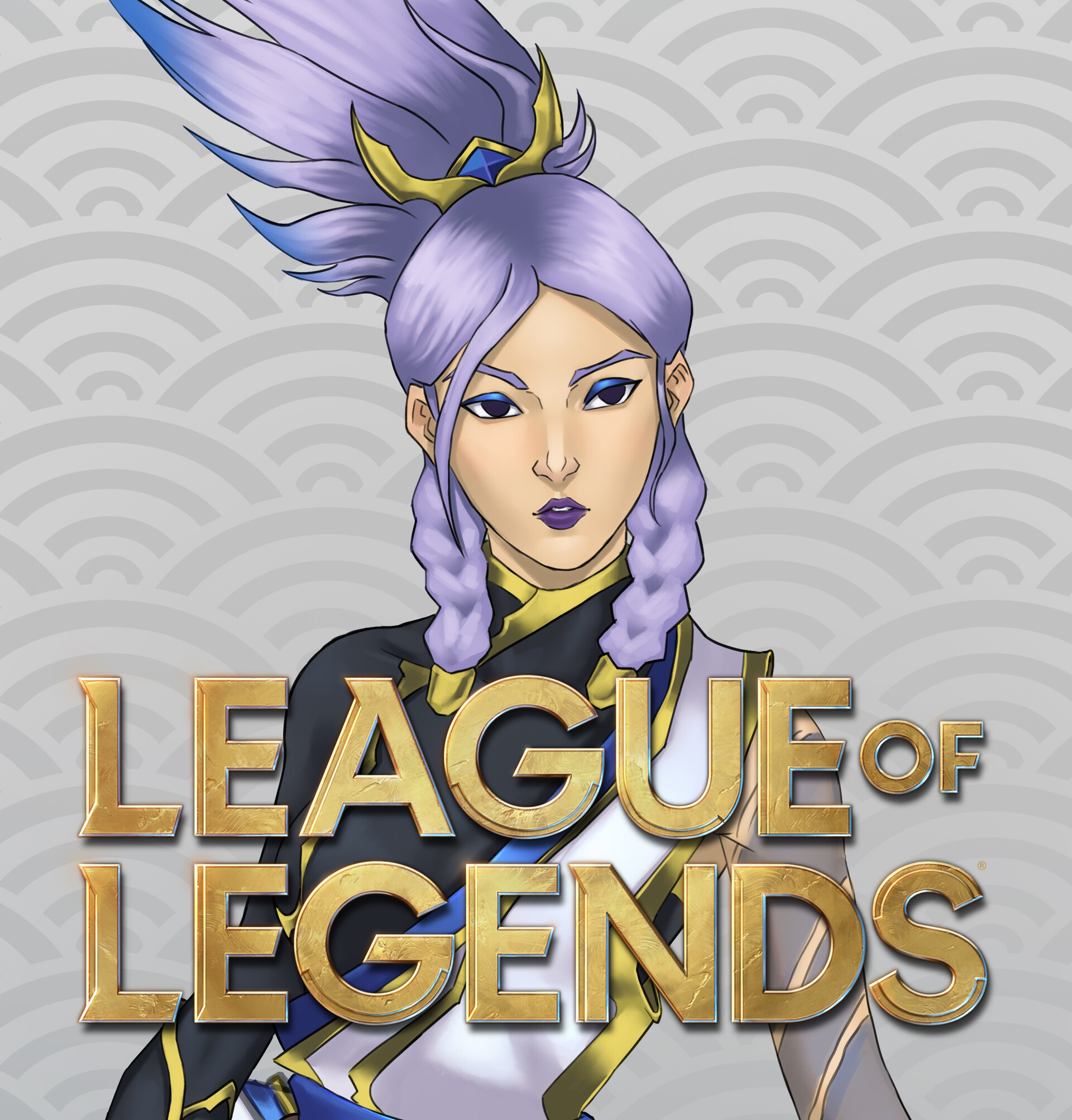 ArtStation - League of Legends - ShockBlade Akali Skin Concept (fanart)