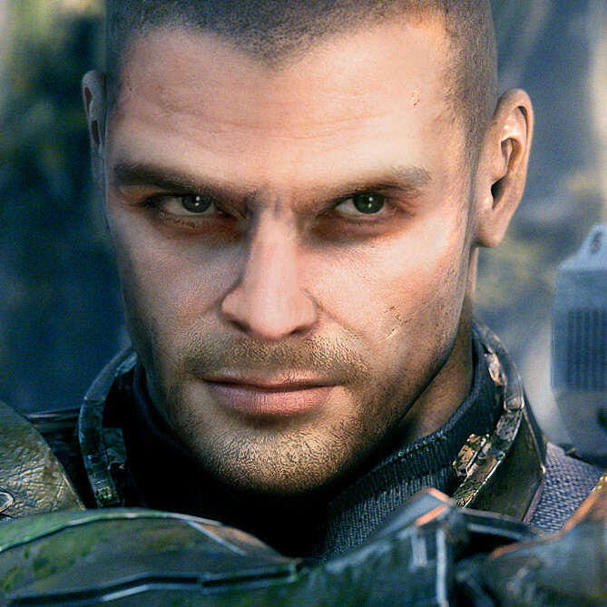 ArtStation - Halo Wars - Sergeant John Forge